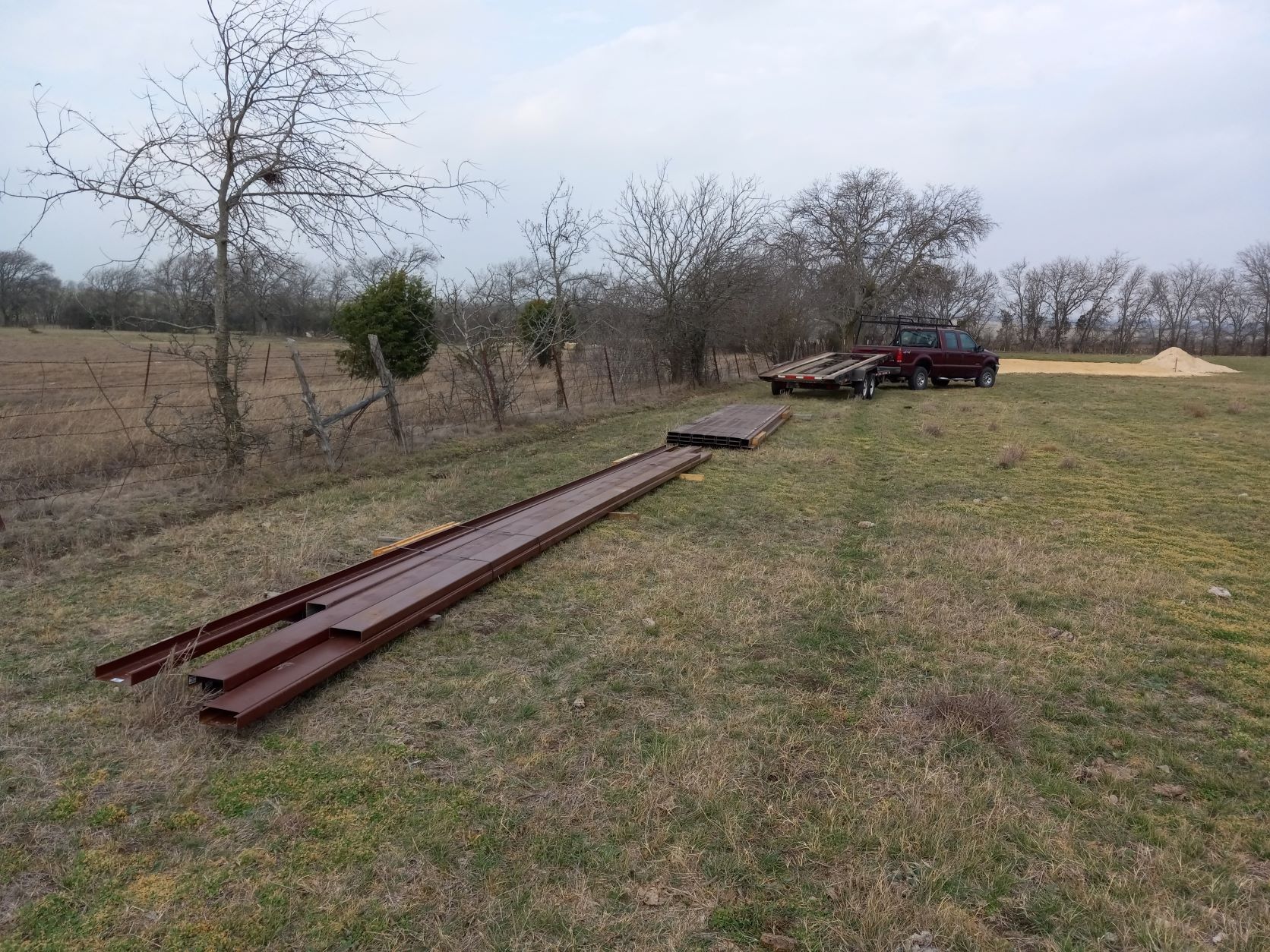 Delivering the Red Iron – ARBOR Metal Buildings